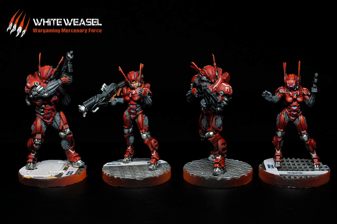 Infinity Nomads army - White Weasel Studio