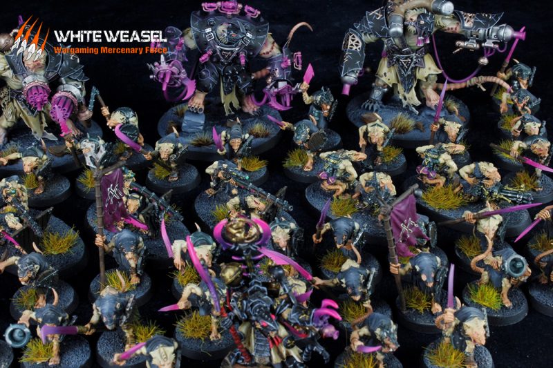 Skaven army (Pink Warpstone) - White Weasel Studio