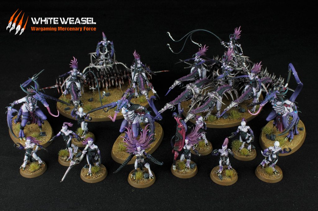 Slaanesh Daemon army expansion - White Weasel Studio