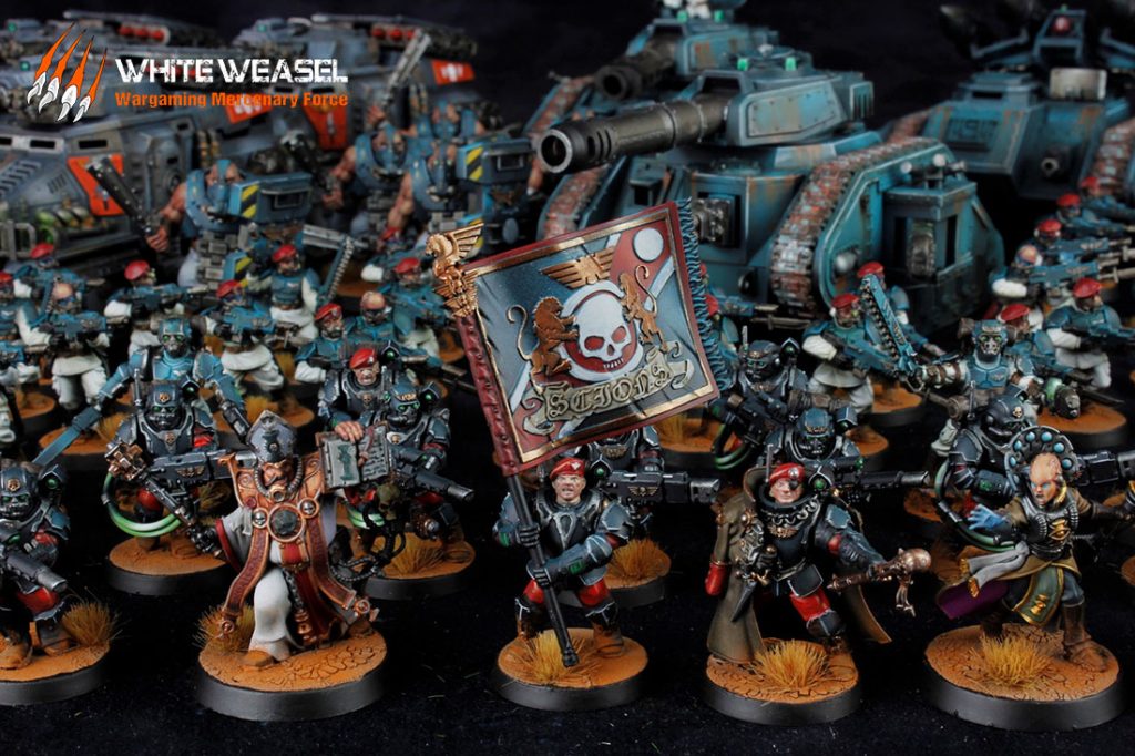 Astra Militarum And Tempestus Scions Army White Weasel Studio