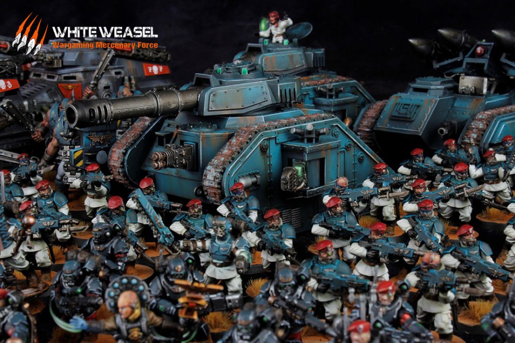 Astra Militarum and Tempestus Scions army - White Weasel Studio