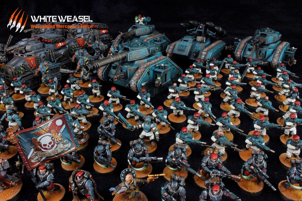 Astra Militarum And Tempestus Scions Army White Weasel Studio