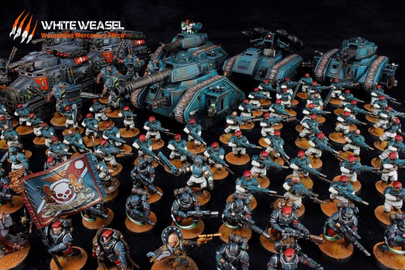 Astra Militarum and Tempestus Scions army - White Weasel Studio